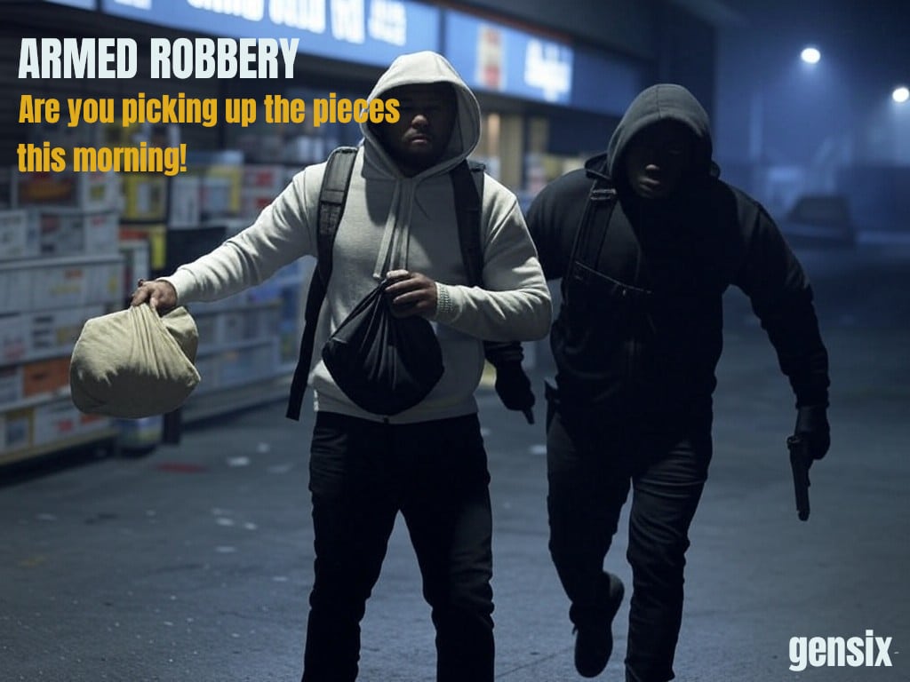 Dealing with the aftermath of armed robbery - Gensix Technology